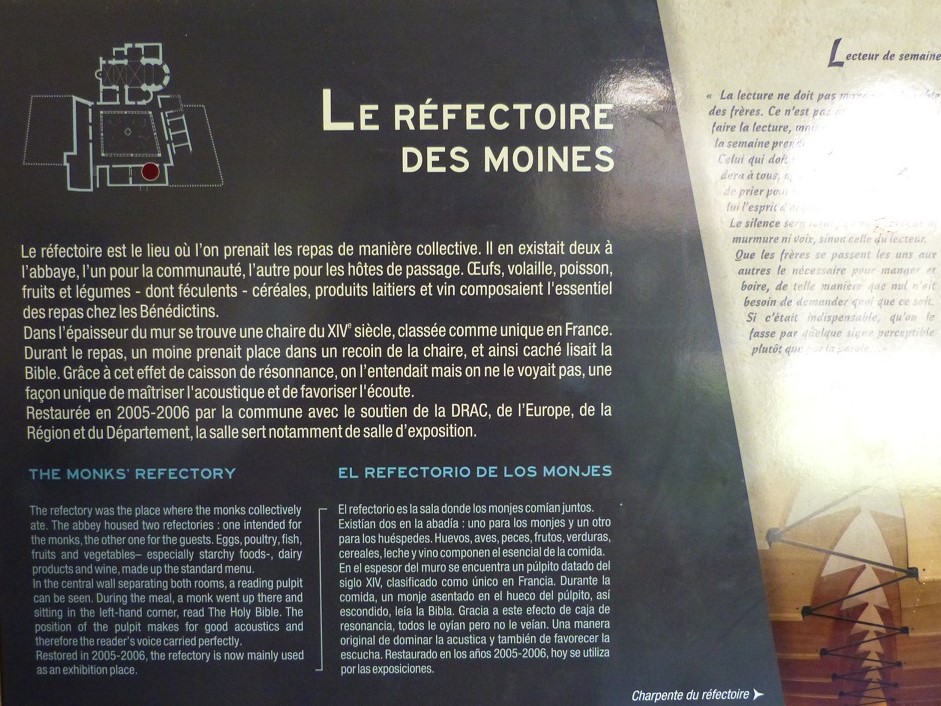 Le réfectoire des moines (17) - Jean-Marie Borghino