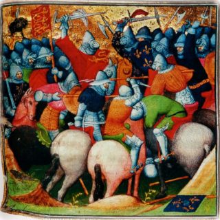 Scène de bataille - Jean-Marie Borghino