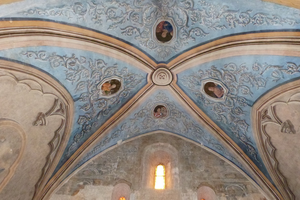 Voûte en croisées d'ogives du choeur - Jean-Marie Borghino