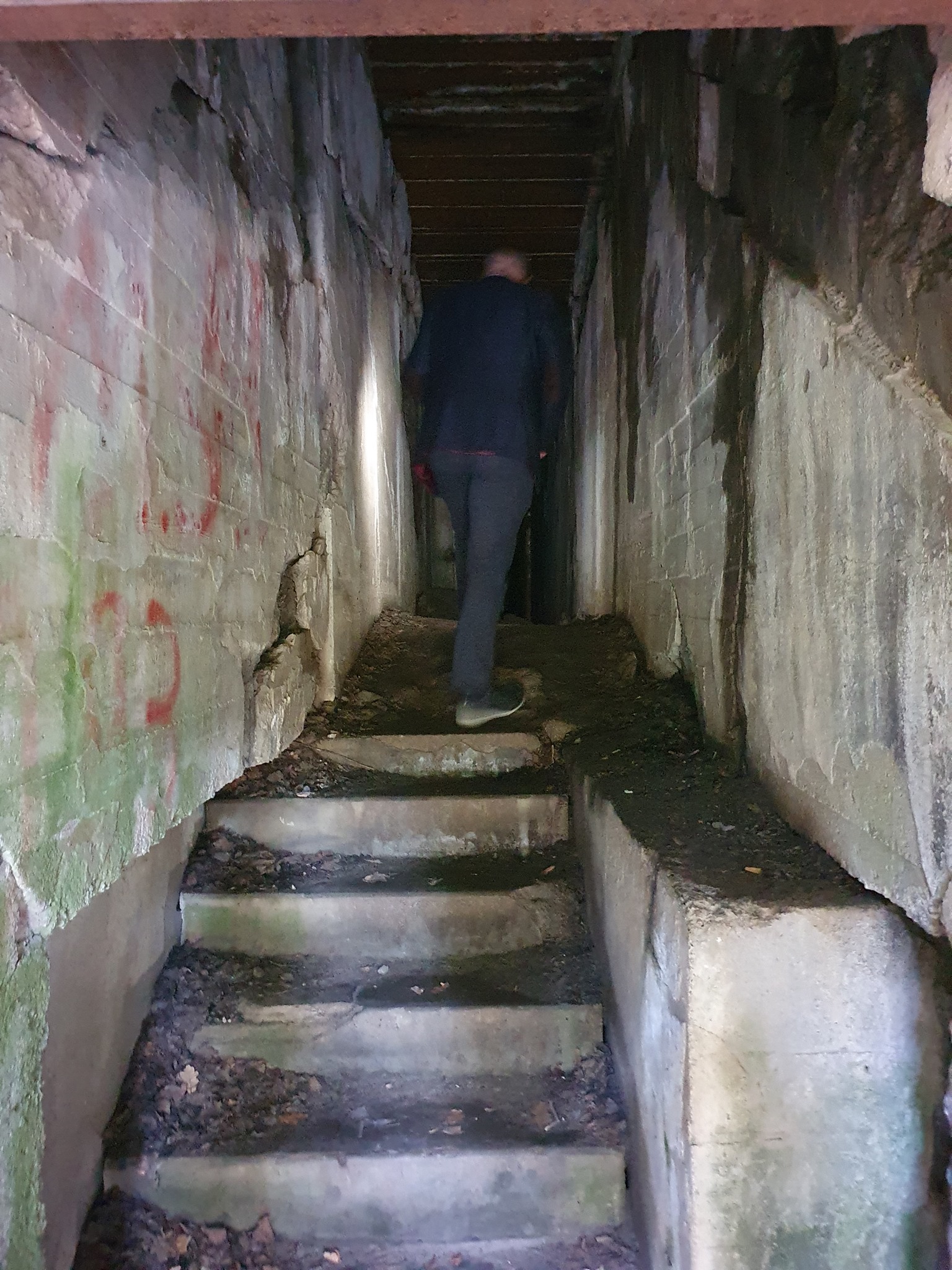 Escalier descendant dans l'abri antiaérien de Hitler (2) - Jean-Marie ...